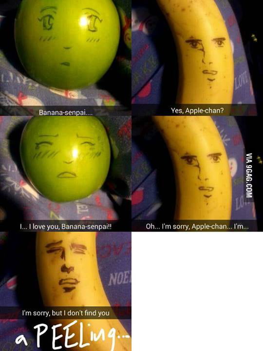 I don't find you a-PEELING - 9GAG