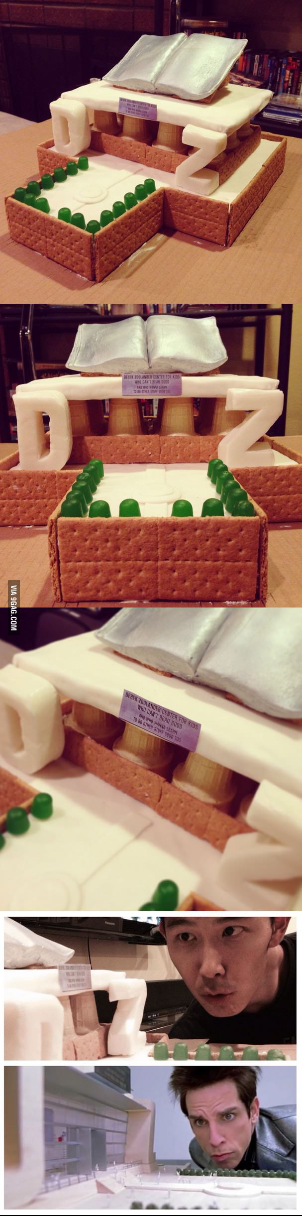 Unusual gingerbread house (Derek Zoolander Center) - 9GAG