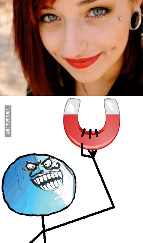 Cheek Piercings are fun! - 9GAG