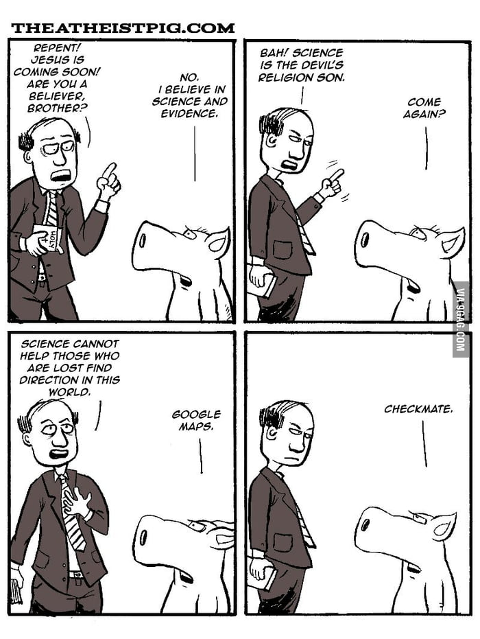 I present the atheist pig. - 9GAG