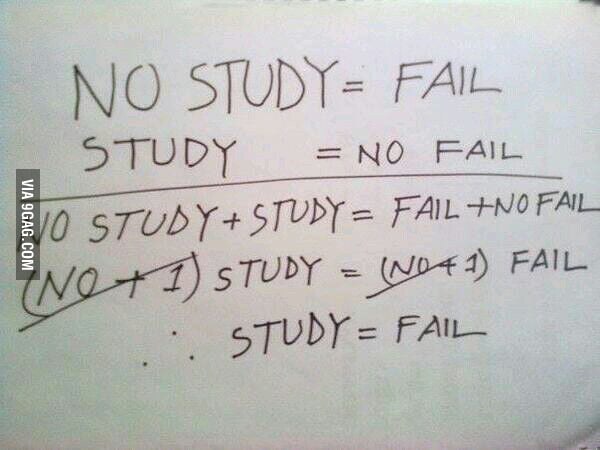 According to mathematics, this is why we shouldn't study - 9GAG