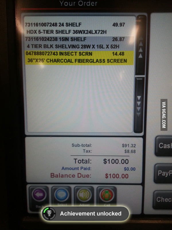 Achievement Unlocked: No change. - 9GAG
