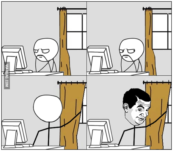 Because the sun shining on your computer screen is annoying! - 9GAG