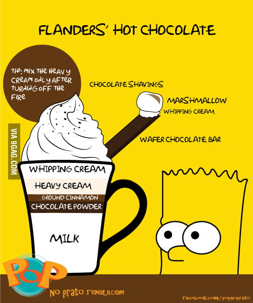Simpsons hot chocolate! - 9GAG