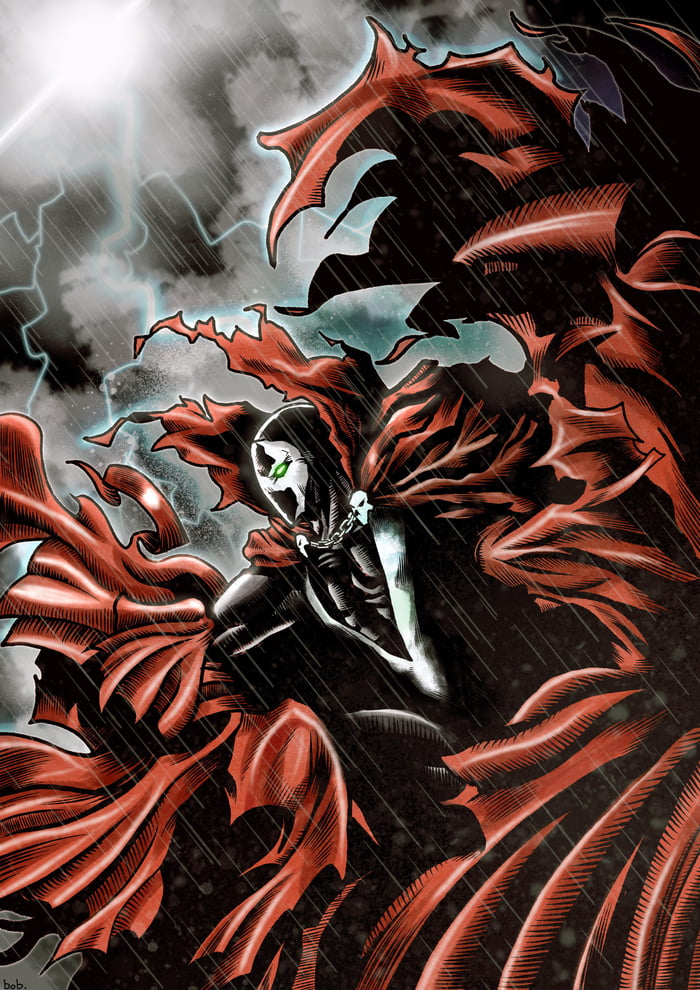 Spent the afternoon drawing Spawn! - 9GAG