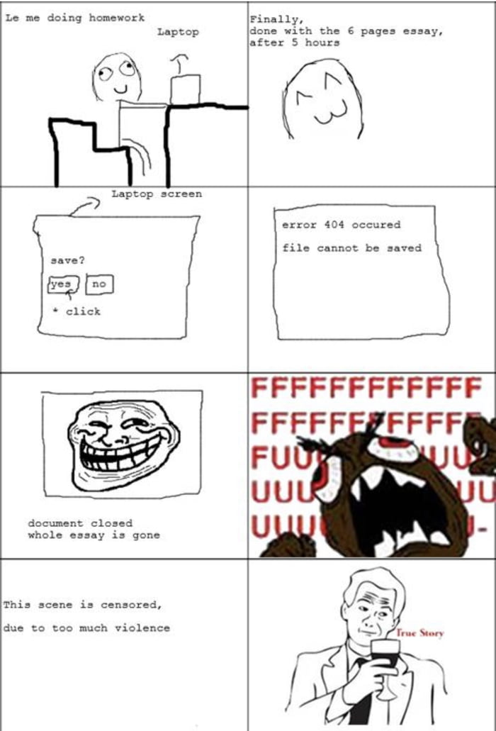 Rage comic created by me - 9GAG