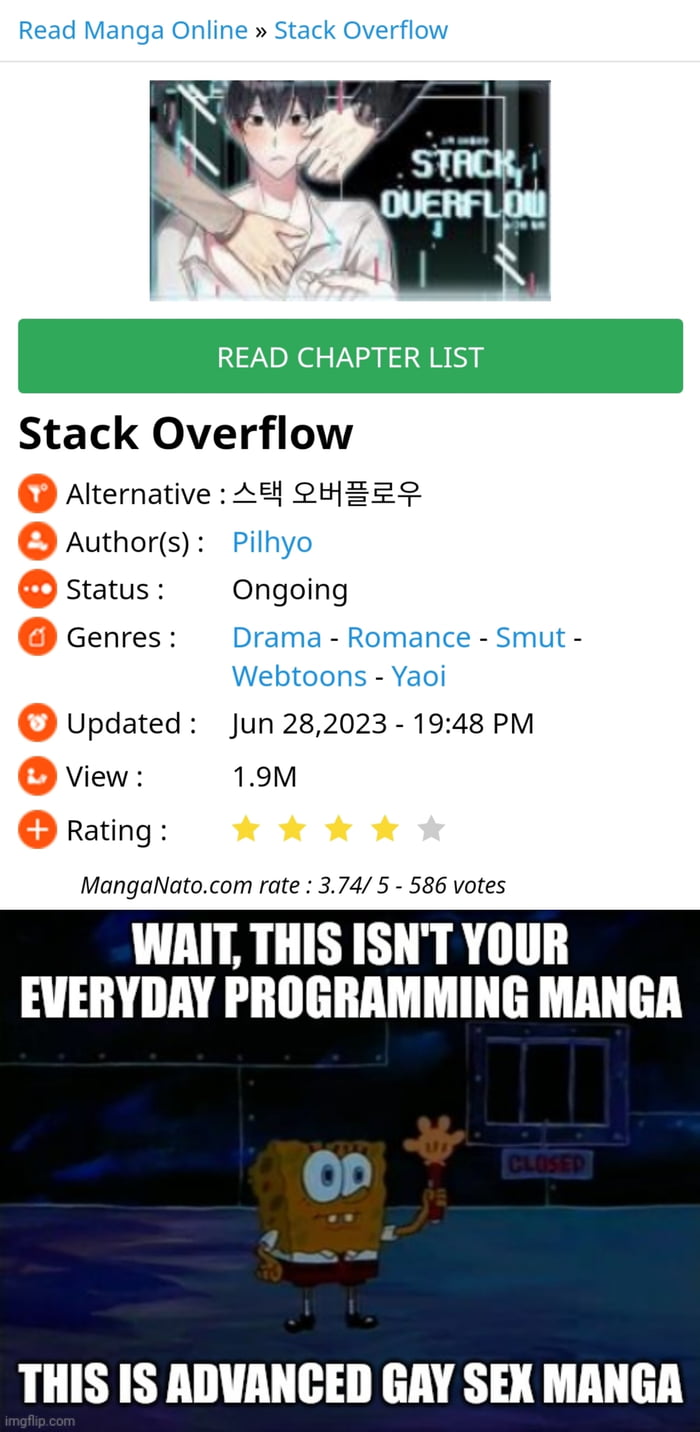 The stack isn't the only thing that's overflowing that night - 9GAG