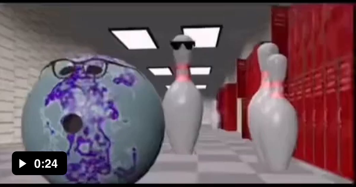 Peak bowling animation - 9GAG