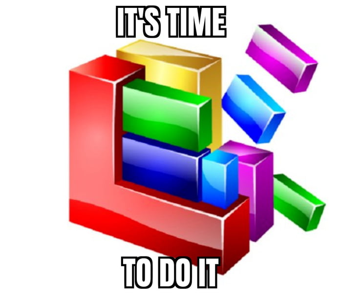 PC became slow? Just defragment it - 9GAG