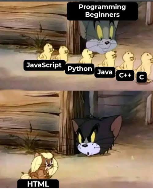 HTML is a programming language 😂. Trust me - 9GAG