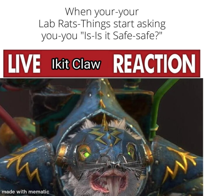 Ikit Claw doesn't expect his clanrats to ask him are the Doomrocket ...