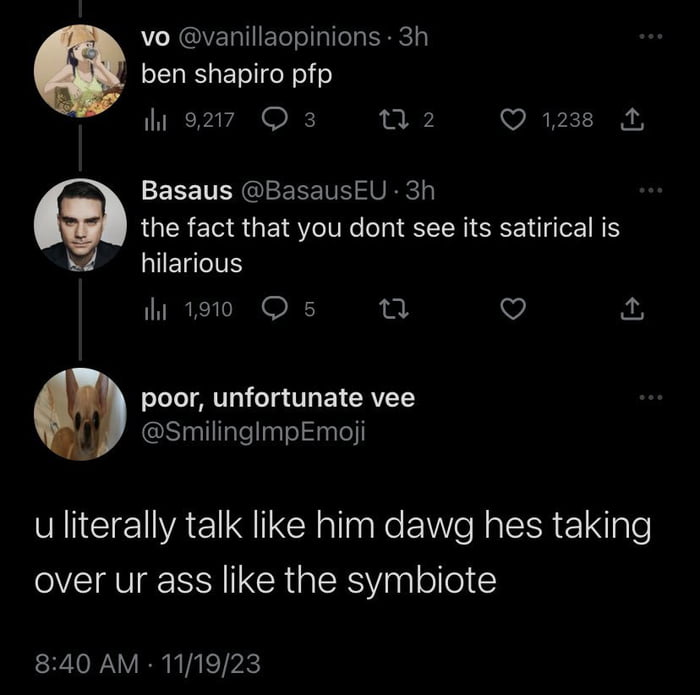 Ben Shapiro pfp - 9GAG