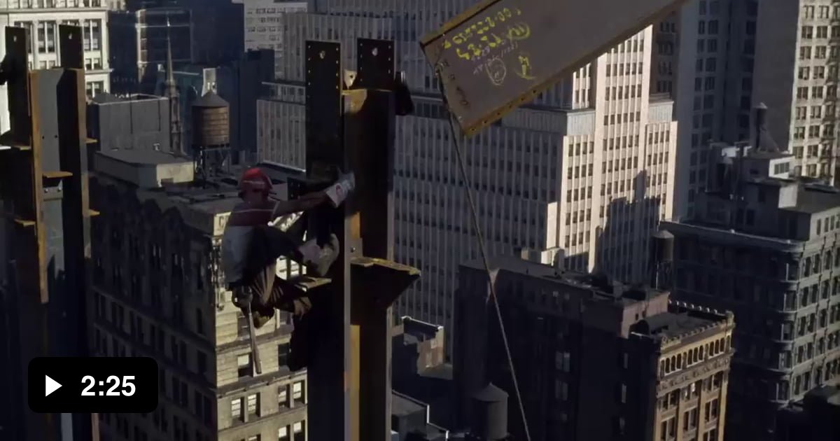 Ironworkers from the Kahnawake reserve in Quebec building skyscrapers ...