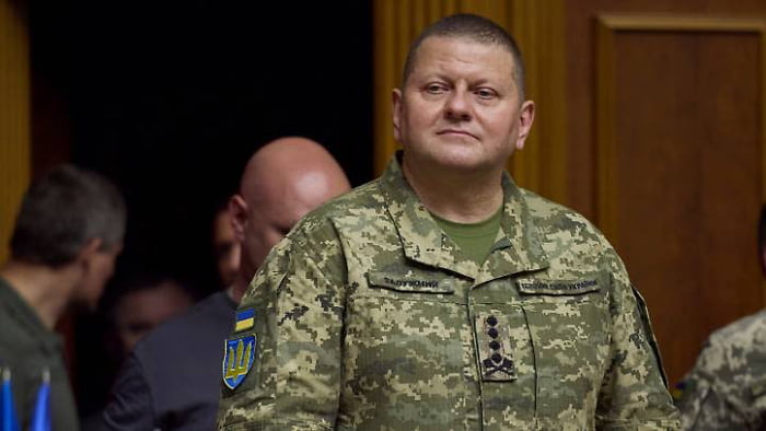 The supreme commander of the Ukrainian armed forces, Valeriy Zalushnyi ...
