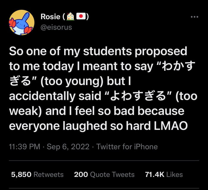 Too young or too weak - 9GAG