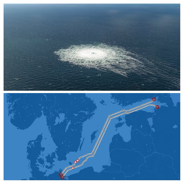 North Stream 1 and 2 have experienced a total of three leaks near the ...