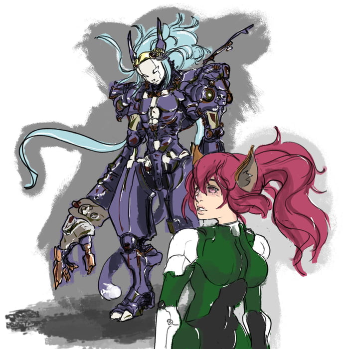 Mecha drawing and pilot. - 9GAG