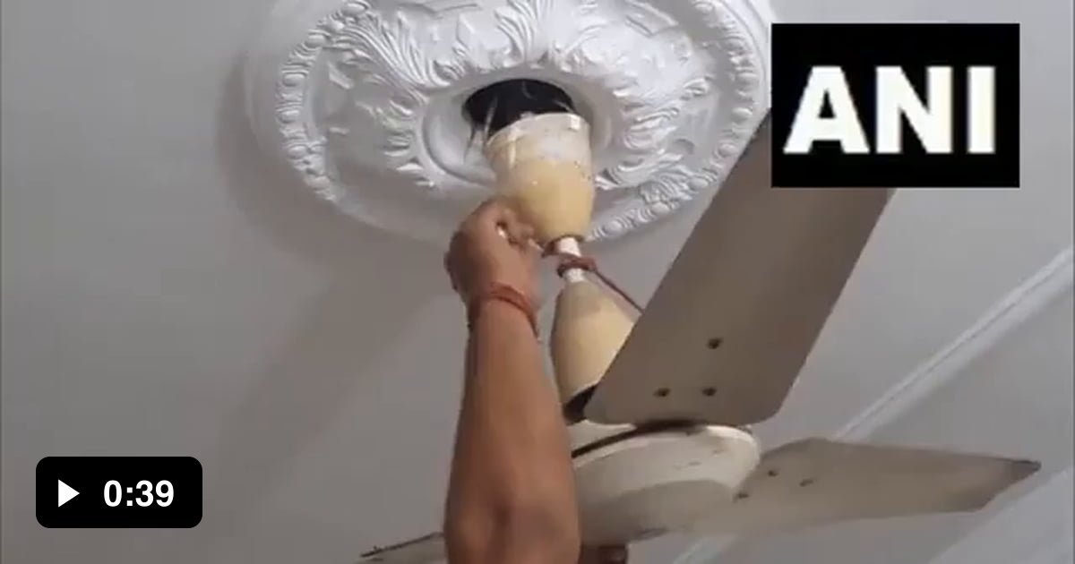 Anti sucide spring loaded ceiling fans have been installed in hostel ...