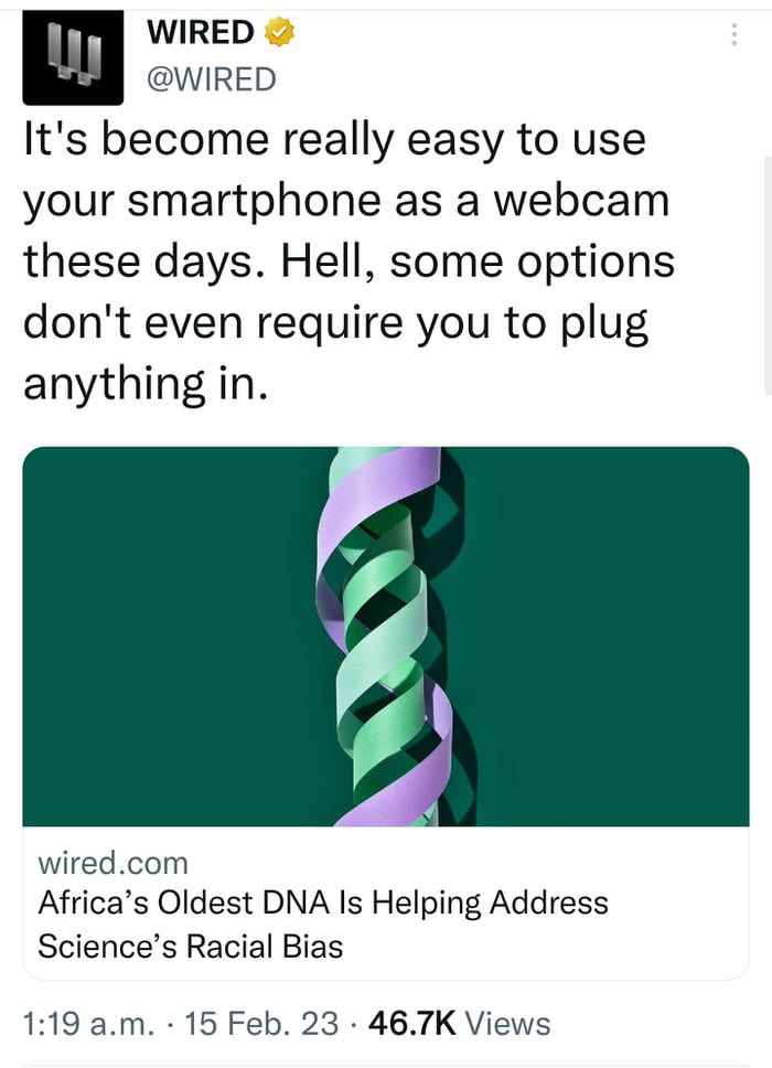 DNA controlled webcam? - 9GAG