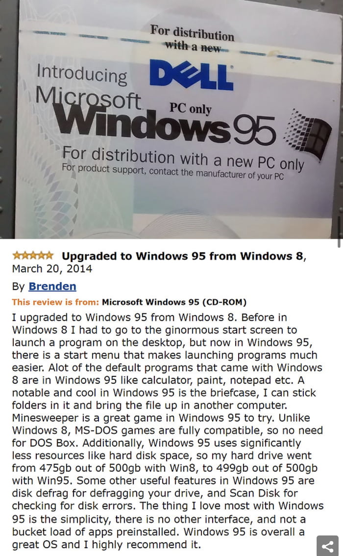 I’m thinking of upgrading to windows 95 too - 9GAG