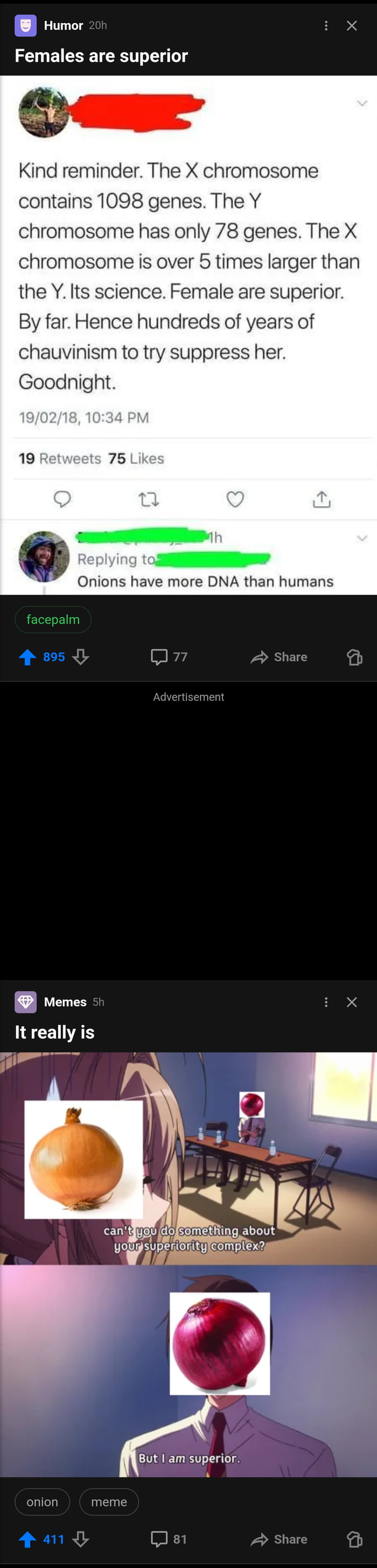 Onions are superior - 9GAG