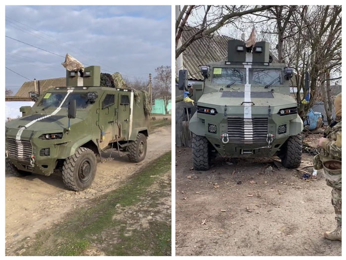 Israeli Amir MRAP was sighted in Ukraine. What a beast! - 9GAG