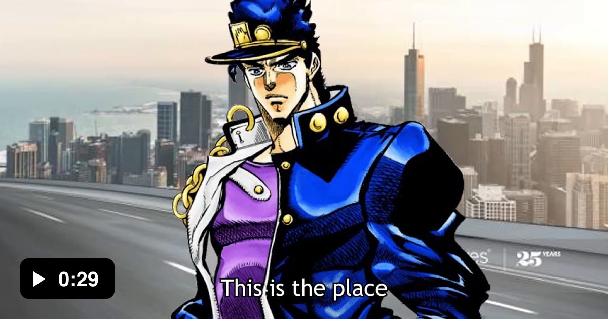 Stand users: I am gonna dress as ludicrous and eye-catching as possible ...