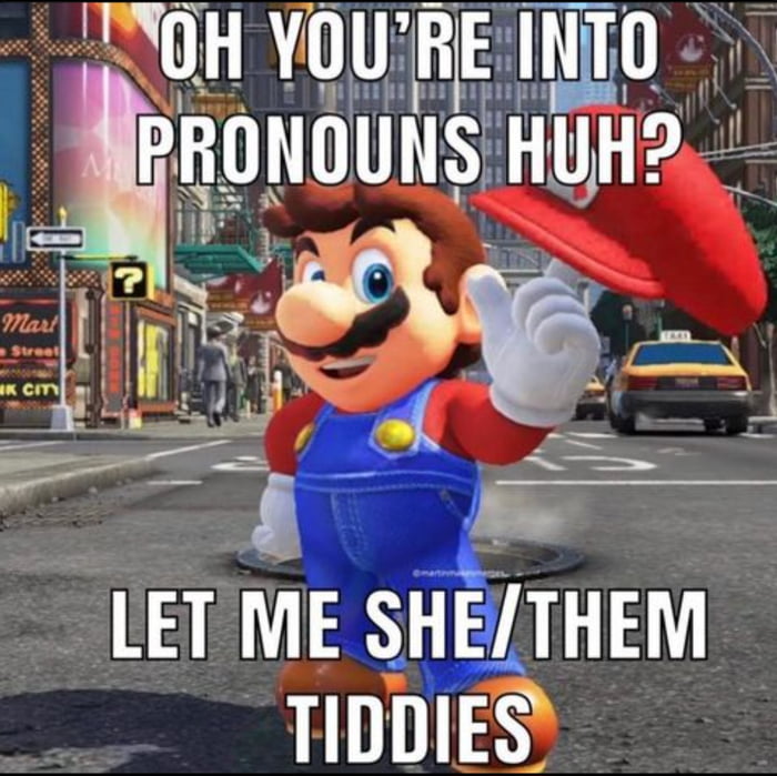 It's a she, Mario - 9GAG