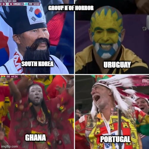 Currently in Korea, attention is focused on the cheering crowd who are ...