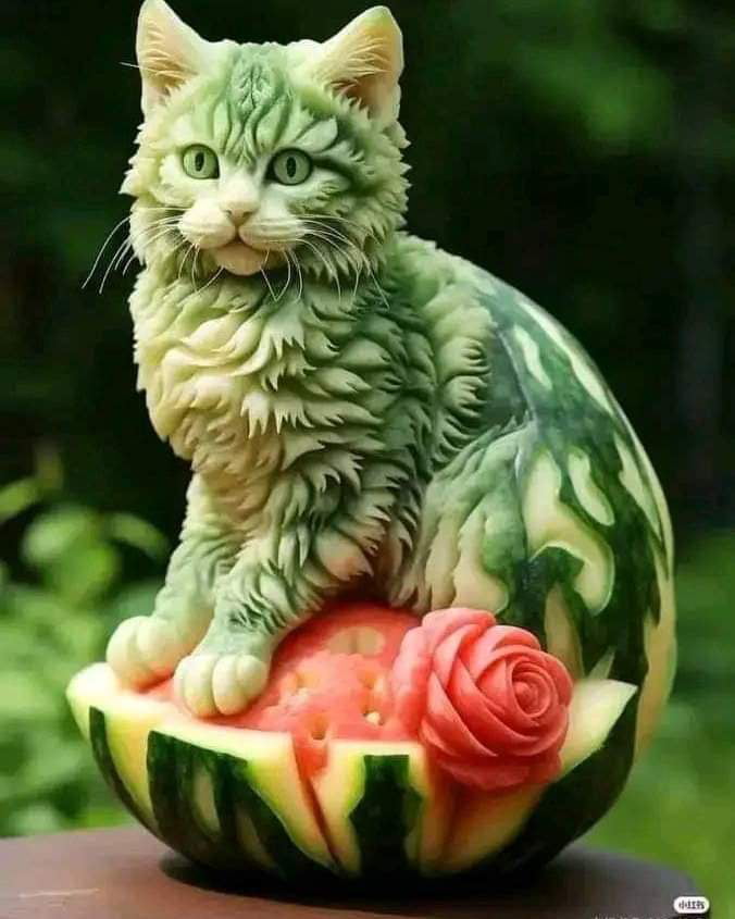 Watermelon carving, awesome - 9GAG