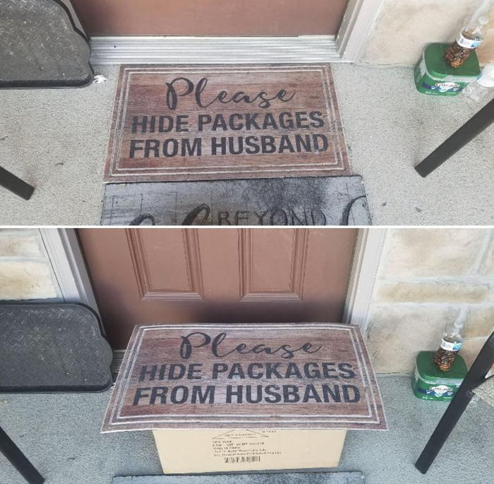 Hid the package boss - 9GAG