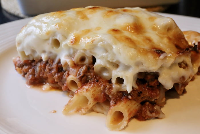 Cheesy Egyptian “Macarona Bechamel” Pasta Casserole. - 9GAG