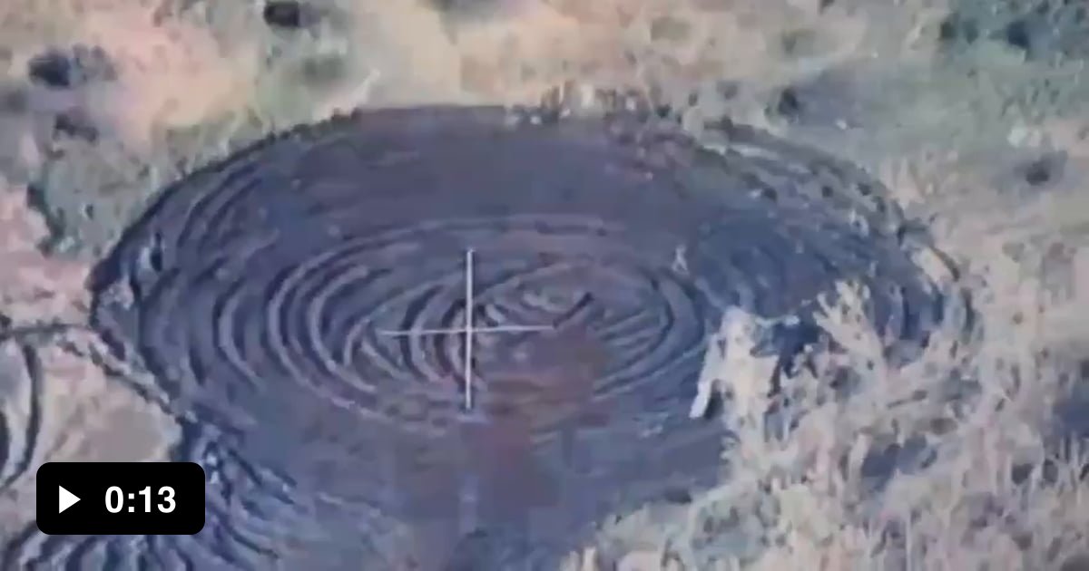 This video shows what has been called the "ghost tank". It was hit by a ...