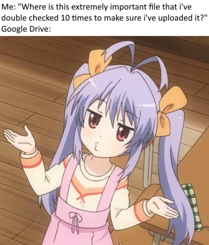 "File? What file?" - 9GAG