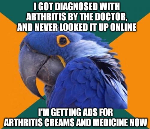 I'm getting paranoid about technology man. I'm convinced it's either ...