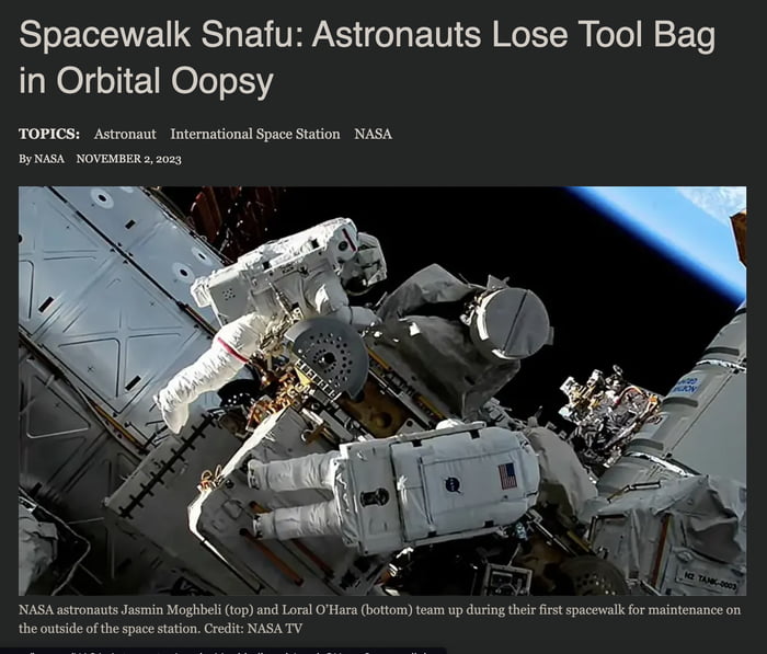Before this happened they were bragging about "The first ALL-FEMALE ...