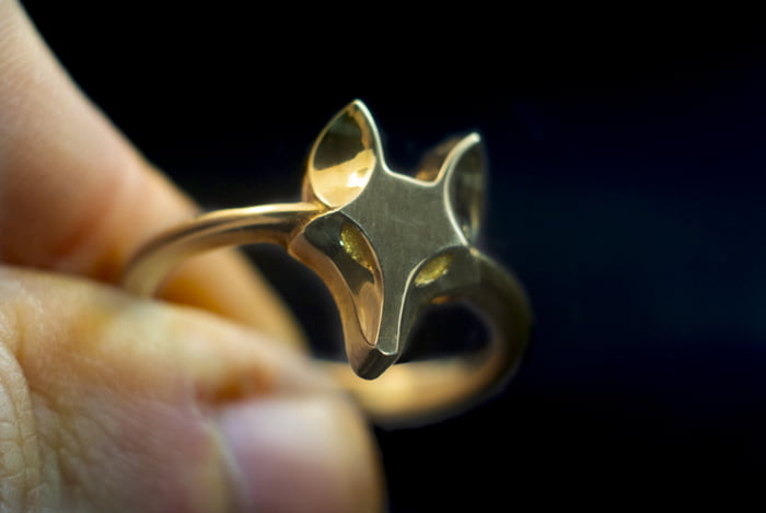I finally made my first metal ring made entirely by myself. - 9GAG
