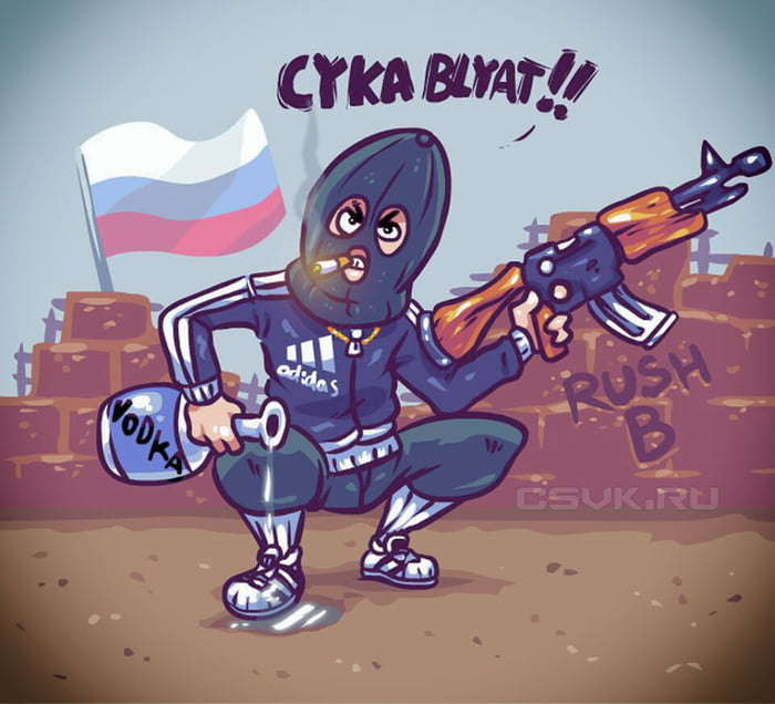 This is how I imagine every russian CS:GO player - 9GAG