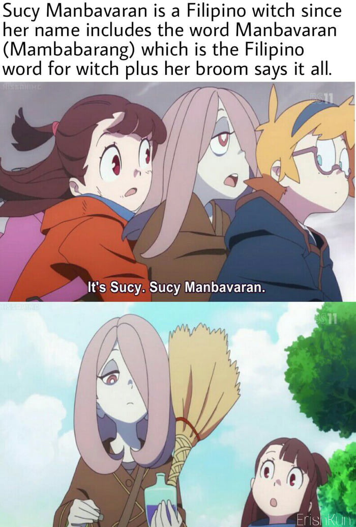 Finally! a filipino witch anime character #LittleWitchAcademia - 9GAG