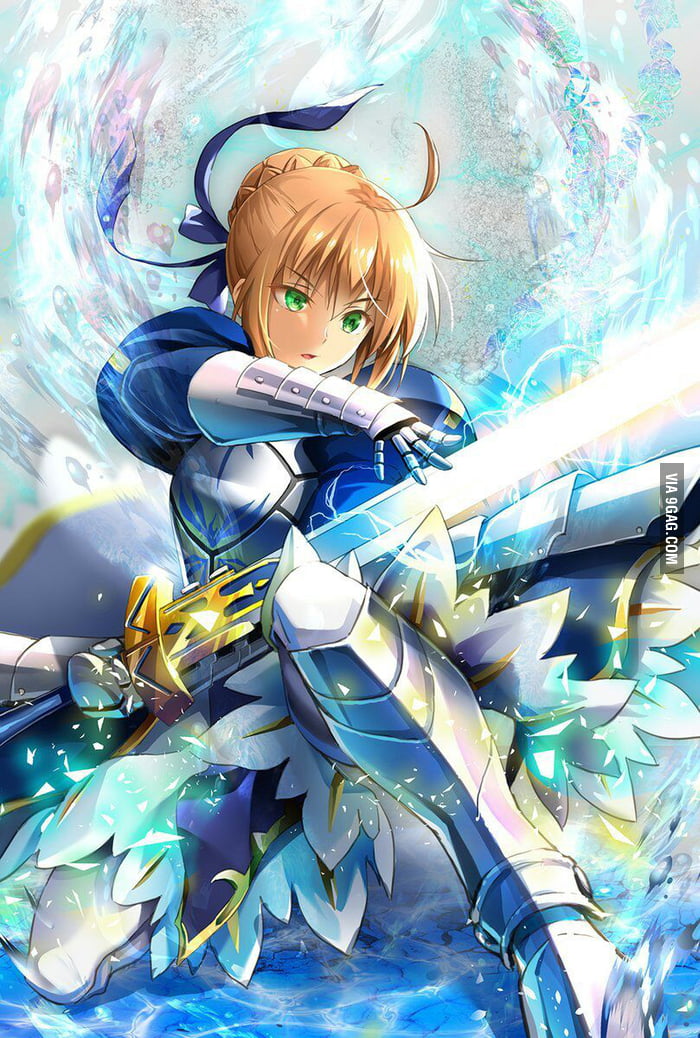 Another stunning Saber art [Fate] - 9GAG