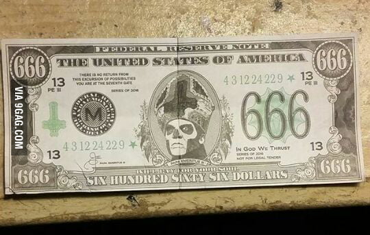 Caught Satan's dollar last night :D best night ever. - 9GAG