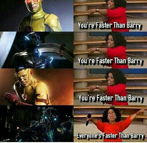 My name is Barry Allan and I'm the fastest man alive... - 9GAG