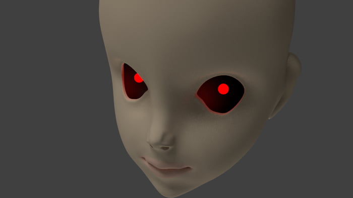 I was just playing around with some 3d programs, darker than it was ...