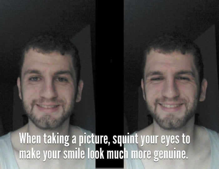 How to fake a sincere smile - 9GAG