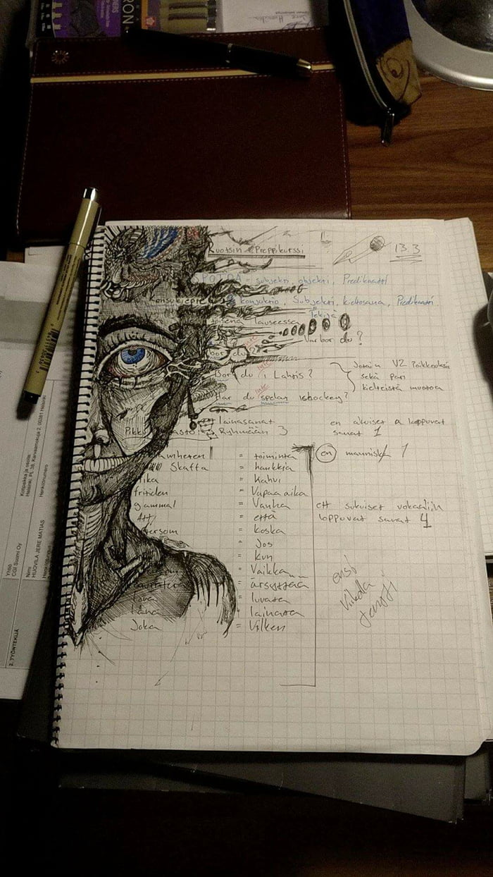 Who else has weird notes? - 9GAG