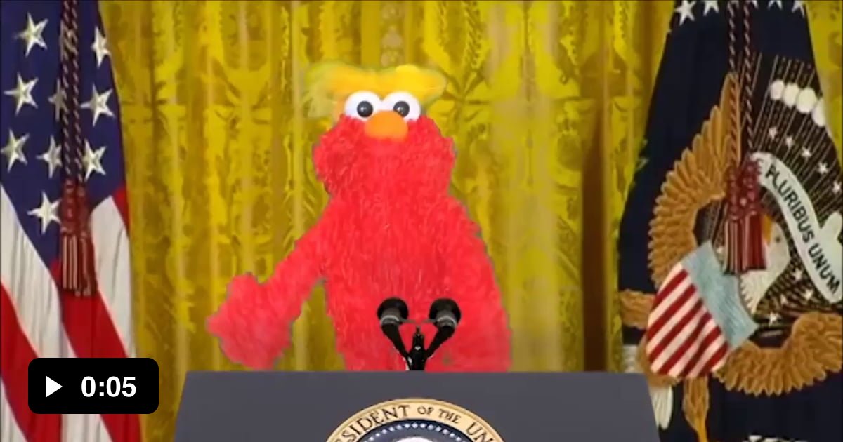 Elmo as president - 9GAG