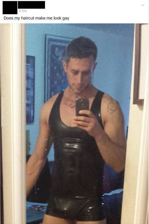 Does my haircut make me look gay? - 9GAG