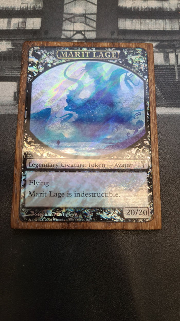 First Custom Mtg Token Frame - 9GAG