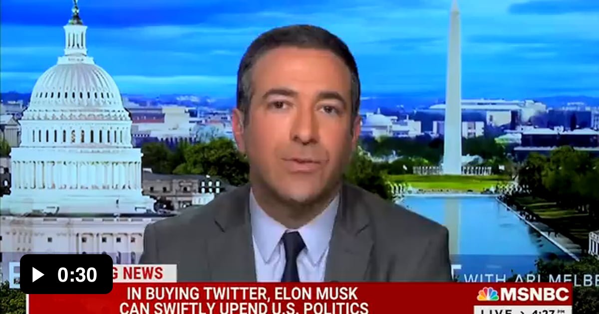 MSNBC worried Elon will do to Twitter exactly what Twitter has been ...