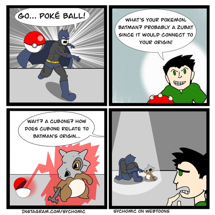 Pokemon vs Batman - 9GAG